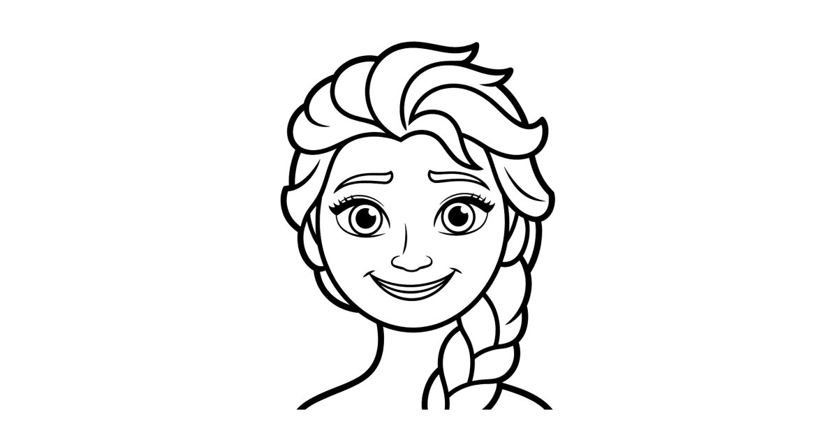 Elsa en Olaf in de winter kleurplaat — Gratis printen | Minipret