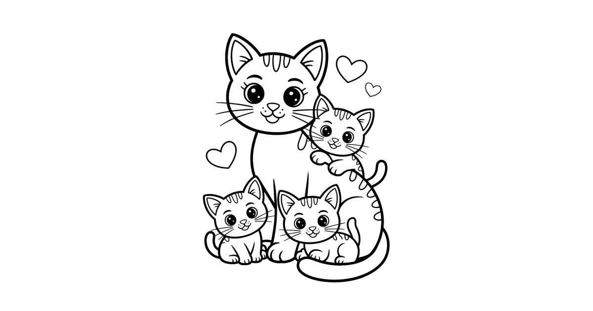 Kitten superheld kleurplaat — Gratis printen | Minipret