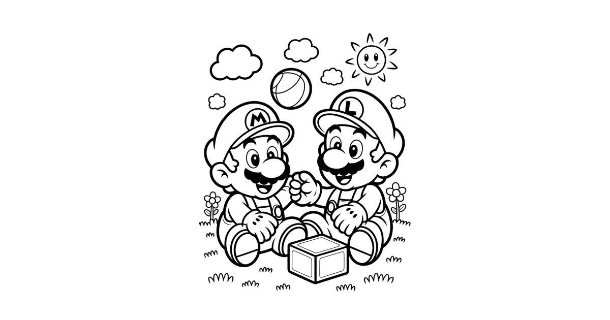 Bowser kleurplaat ademt vuur | Gratis printen | Minipret