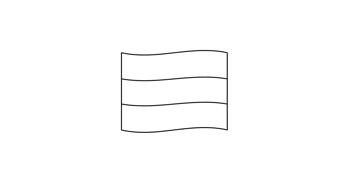 Vlag van Duitsland kleurplaat — Gratis printen | Minipret